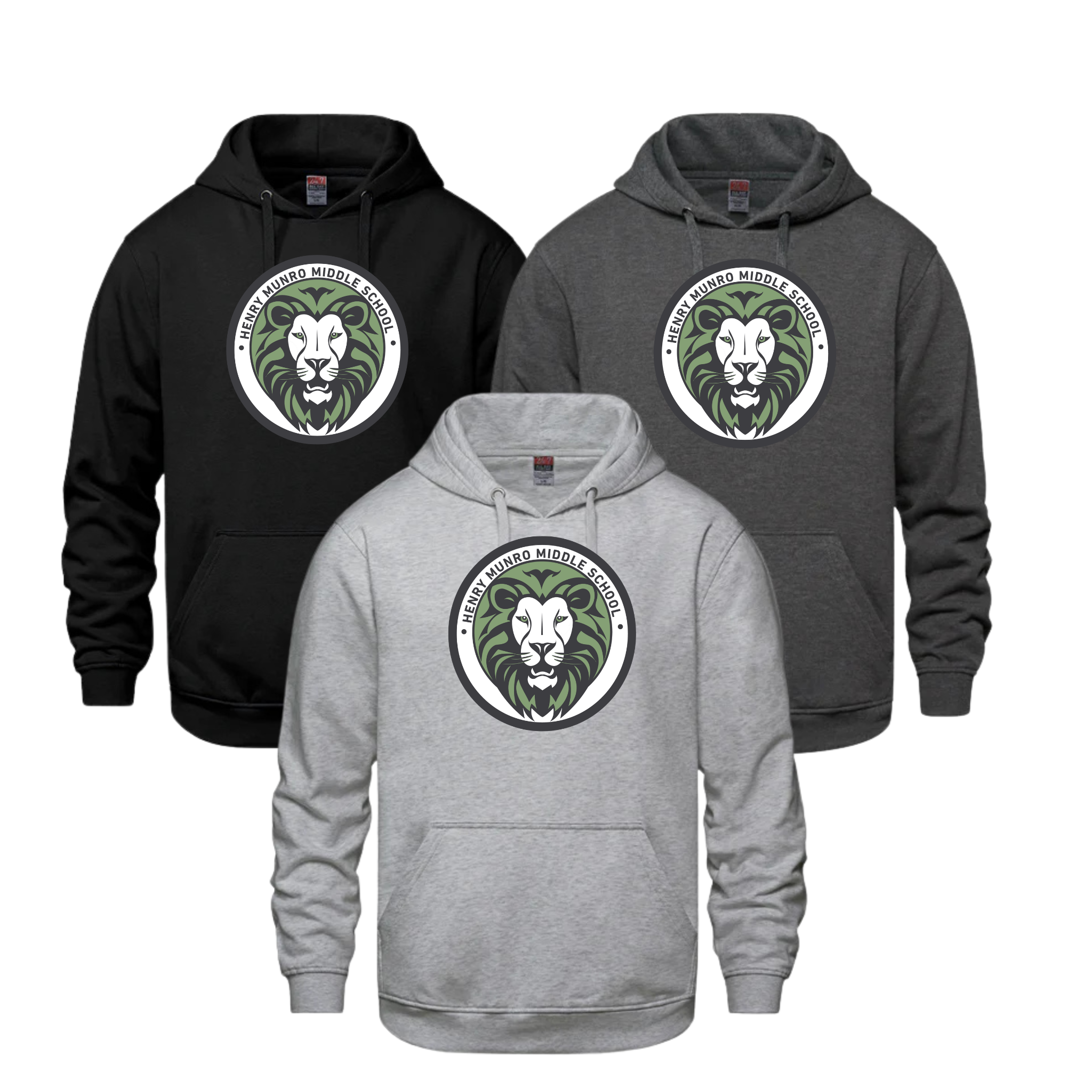 HENRY MUNRO VAULT HOODIE WITH FULL FRONT HEAT PRESS LOGO – Houle Sports ...