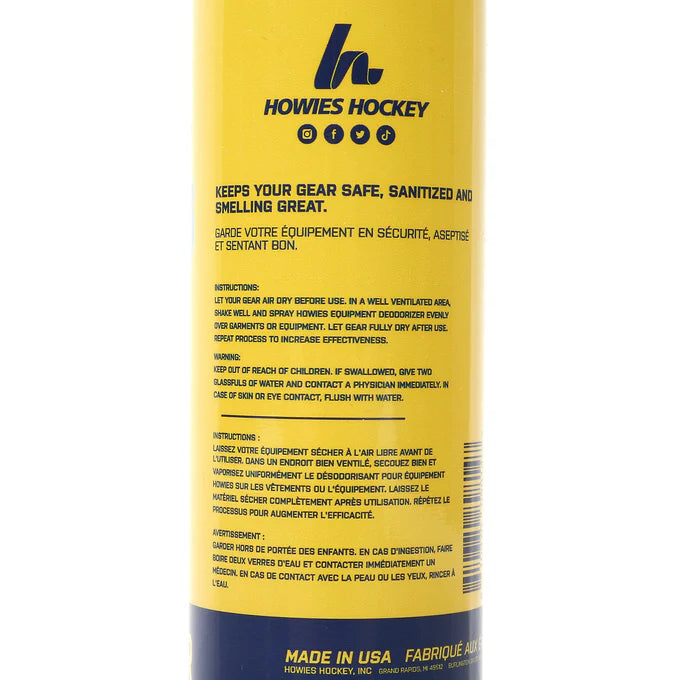 HOWIES EQUIPMENT DEODORIZER (SANITIZER) – Houle Sports Excellence